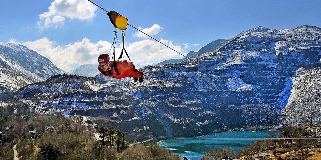 £55 – Ride the world's fastest zip line in Snowdonia | Travelzoo